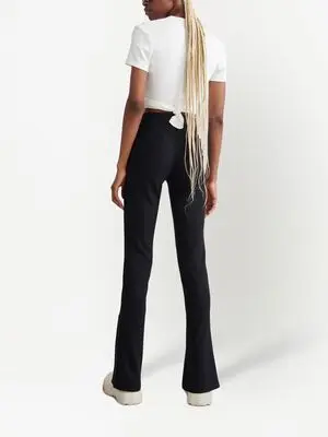 Off-White High-waisted Tailored Trousers - Black