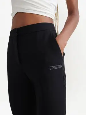 Off-White High-waisted Tailored Trousers - Black