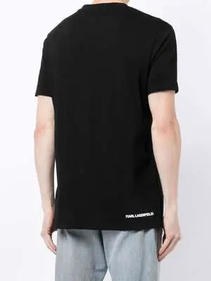 Karl Lagerfeld Logo Address Print T-shirt