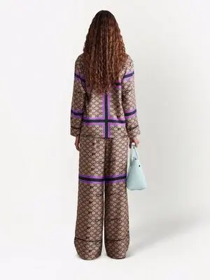 Off-White Arrows-motif Pajama-style Shirt - Brown