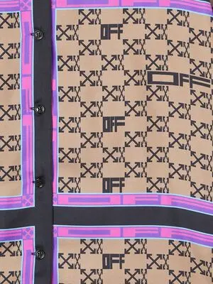 Off-White Arrows-motif Pajama-style Shirt - Brown
