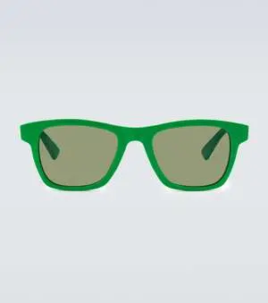 Bottega Veneta Square Sunglasses - Green