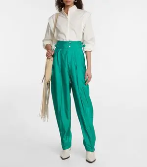 Isabel Marant Olga High-rise Tapered Pants