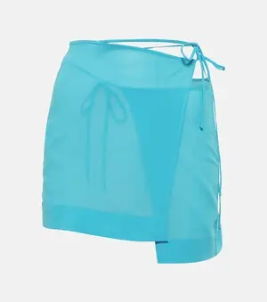 NENSI DOJAKA Asymmetric Mini Skirt - Blue