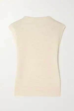 LE17SEPTEMBRE Ribbed Cotton-blend Top