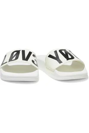 Red Valentino Printed Rubber Slides