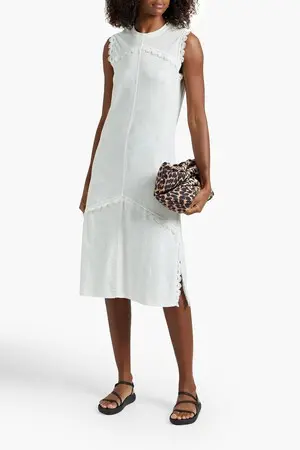 derek lam crochet dress Crochet Knit Dress