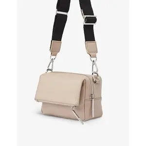 Whistles Bibi Leather Cross Body Bag - Taupe