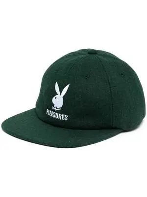 PLEASURES Embroidered-logo Detail Baseball Cap