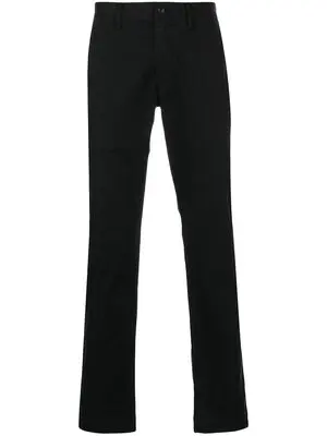 Polo Ralph Lauren Slim-fit Cotton Trousers - Black