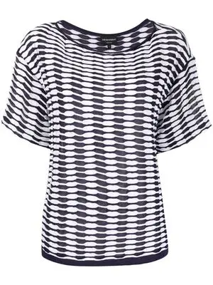 Emporio Armani Textured Knit T-shirt