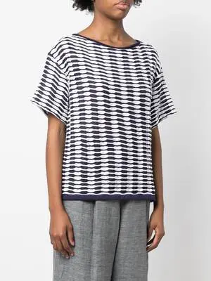 Emporio Armani Textured Knit T-shirt