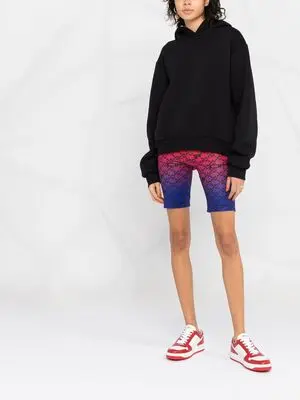 Off-White Monogram-print Cycling Shorts - Red
