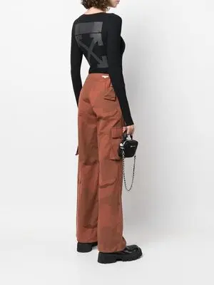 Off-White Logo-print Long-sleeve Top