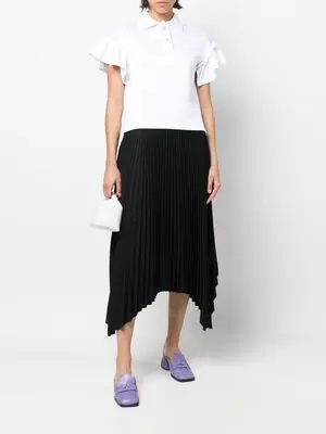 Viktor & Rolf Ruffle-sleeve Polo Shirt