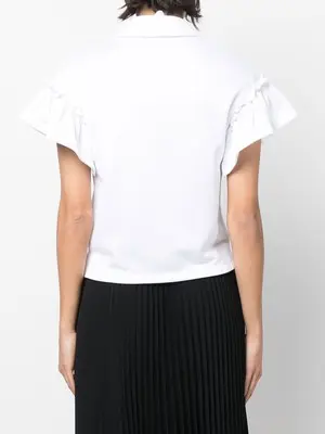 Viktor & Rolf Ruffle-sleeve Polo Shirt