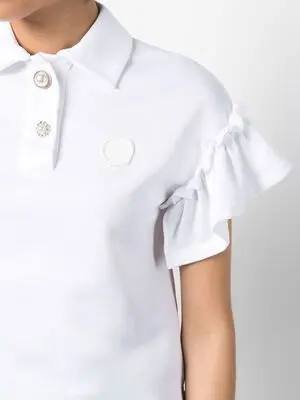 Viktor & Rolf Ruffle-sleeve Polo Shirt