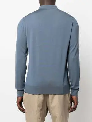 Brioni Wool Polo Collar Jumper