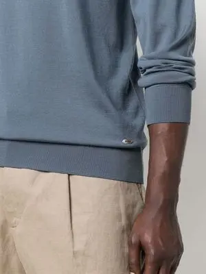 Brioni Wool Polo Collar Jumper