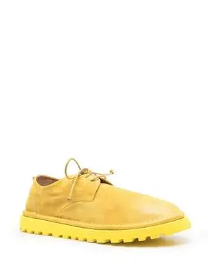 Marsèll Sancrispa Alta Suede Derby Shoes - Yellow