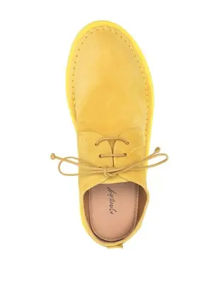 Marsèll Sancrispa Alta Suede Derby Shoes - Yellow