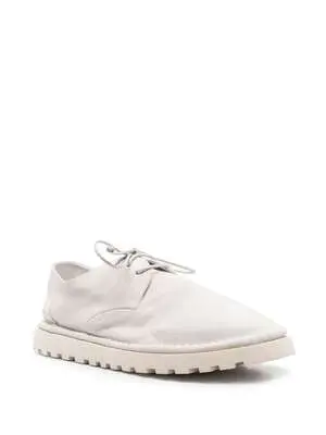 Marsèll Sancrispa Alta Suede Derby Shoes - Neutrals