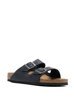 BIRKENSTOCK Arizona Buckled Sandals - Black