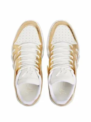 GIUSEPPE ZANOTTI Talon Mid-top Sneakers - White
