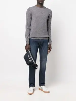 Emporio Armani Straight Leg Denim Jeans - Blue