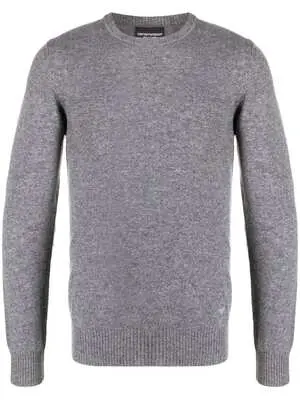 Emporio Armani Fine-knit Cashmere Jumper - Grey