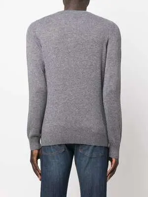 Emporio Armani Fine-knit Cashmere Jumper - Grey