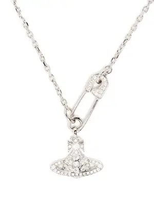 VIVIENNE WESTWOOD Orb Pendant Necklace - Silver