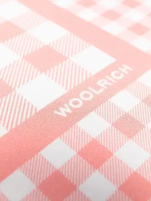 Woolrich Gingham-check Silk Scarf