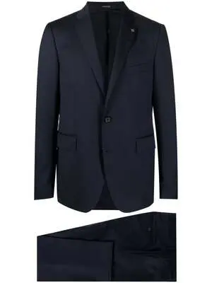 Tagliatore Slim-cut Two-piece Suit - Blue