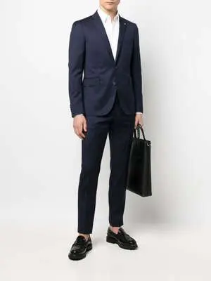 Tagliatore Slim-cut Two-piece Suit - Blue