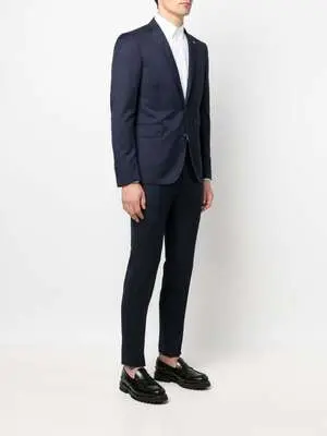 Tagliatore Slim-cut Two-piece Suit - Blue