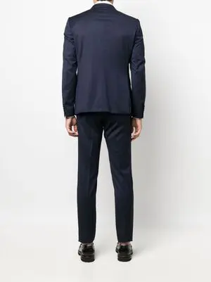 Tagliatore Slim-cut Two-piece Suit - Blue