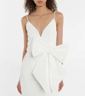 rebecca vallance genevieve midi dress Rebecca Vallance | Dresses | Rebecca Vallance Genevievebow Vneck Sheath Midi  Dress