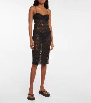 Oseree Lace Minidress