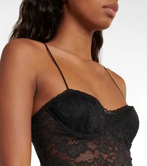 Oseree Lace Minidress