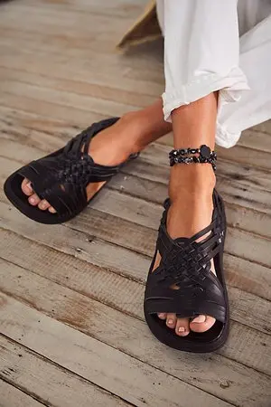 MALIBU SANDALS Vegan Sunrise Bay Sandals - Black/black