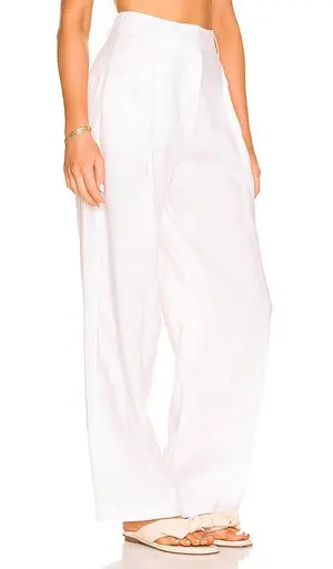 AEXAE Linen Trousers - White