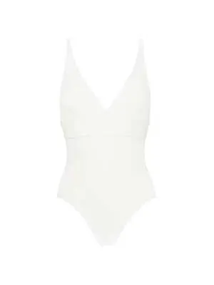 ERES Larcin Triangle Tank One-piece Swimsuit Blanc