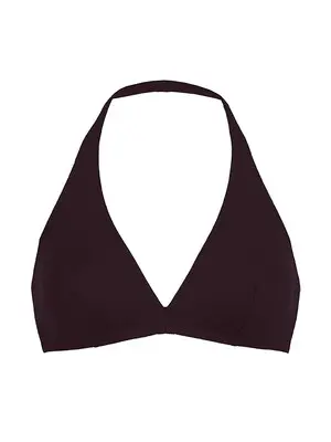ERES Gang Halter Bikini Top Terre Brulee