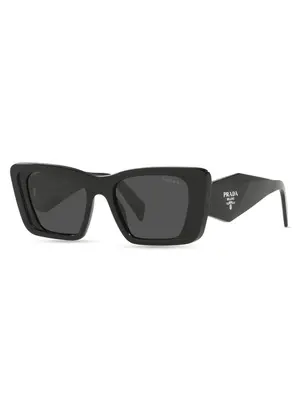 Prada Symbole 51mm Rectangular Sunglasses