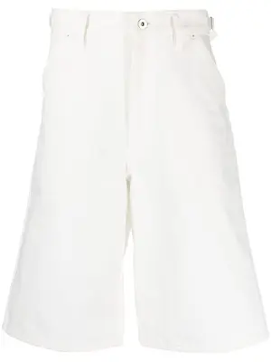 JIL SANDER High-waisted A-line Bermuda Shorts