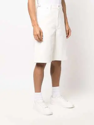JIL SANDER High-waisted A-line Bermuda Shorts