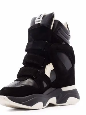 Isabel Marant Étoile Balksee Wedge Sneakers - Black
