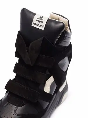 Isabel Marant Étoile Balksee Wedge Sneakers - Black