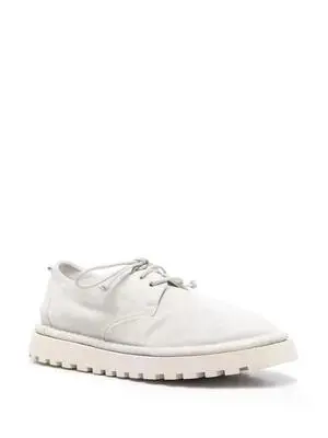Marsèll Sancrispa Alta Suede Derby Shoes - Neutrals